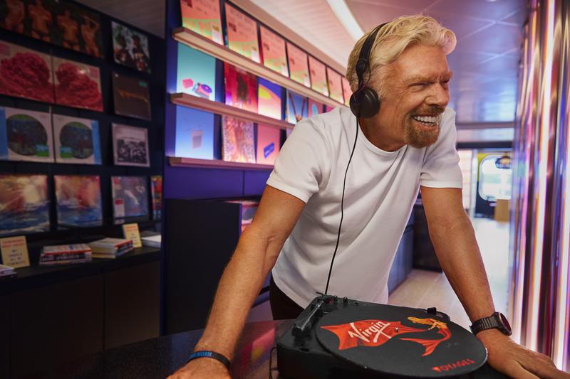 Captain Branson On Deck As His New Lady Arrives - TravelTalk